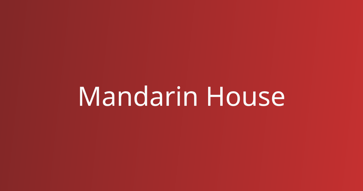 Best Chinese in Staten Island, NY | Mandarin House | Menu